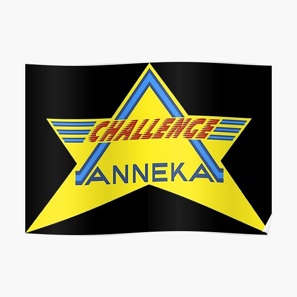 "Vintage Challenge Anneka" Poster for Sale by DLutfy | Redbubble