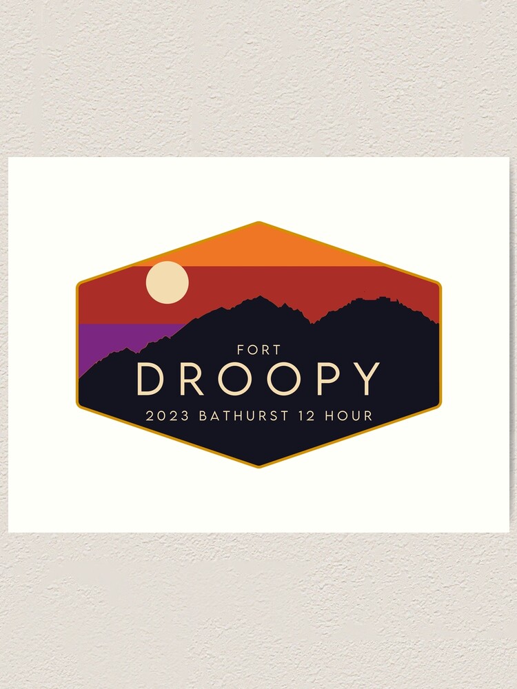 "Fort Droopy 2023 Alternate Logo" Art Print for Sale by deegs78 | Redbubble
