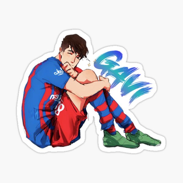 "Gavi" Sticker for Sale by Arttext1992 | Redbubble