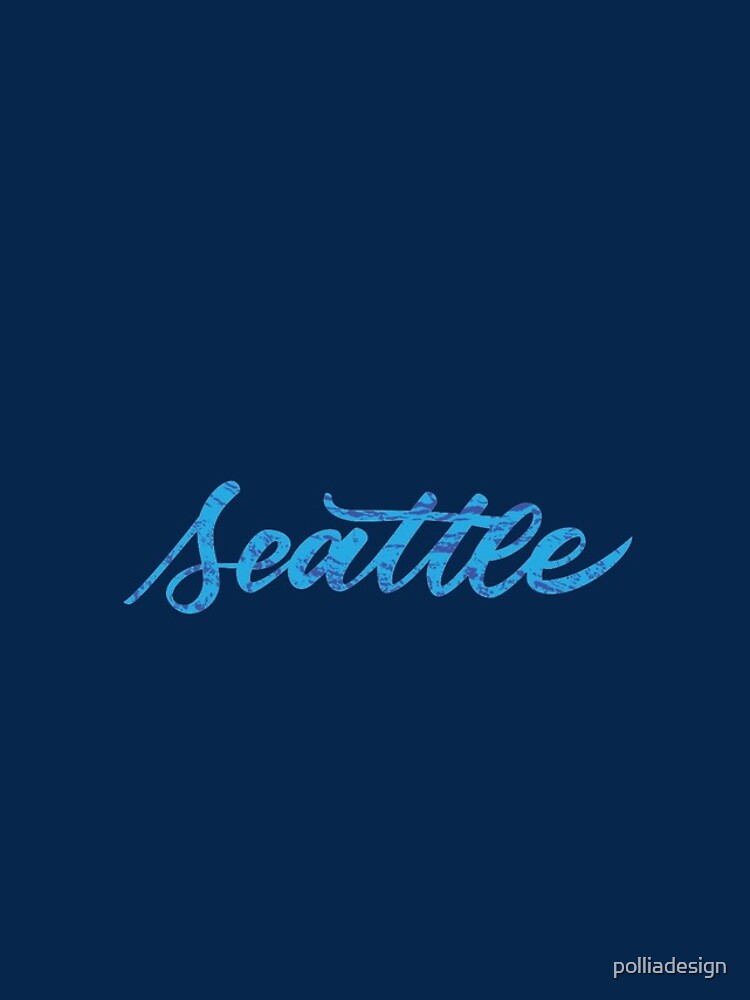 "Seattle Script" iPhone Case for Sale by polliadesign | Redbubble