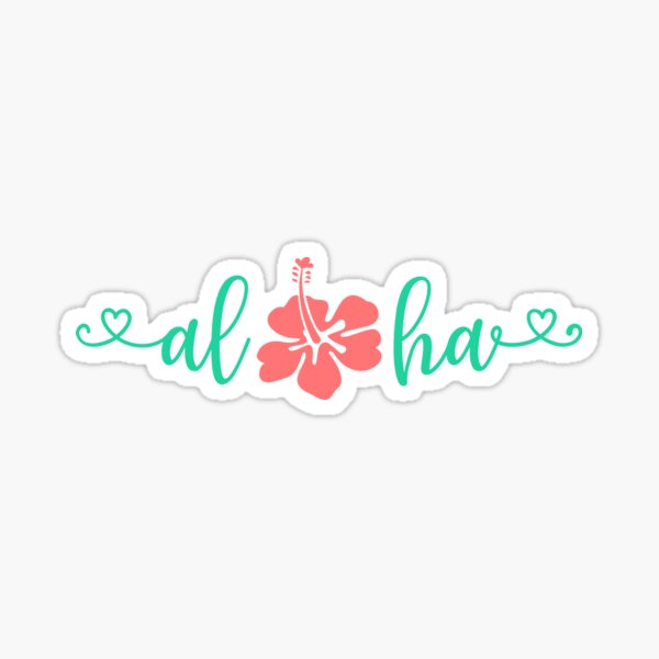 "Aloha funny stickers - retro" Sticker for Sale by SoulMindShop2 ...