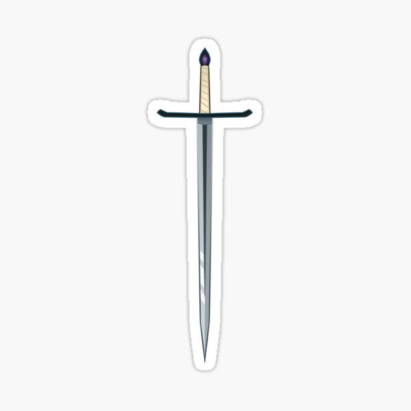 "Longsword" Sticker for Sale by lqmaple | Redbubble