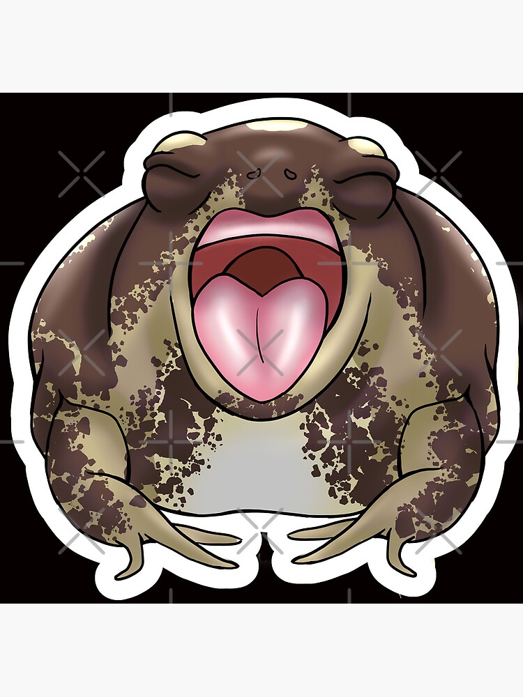 "Screaming Rain Frog" Poster for Sale by Kirin-Riki | Redbubble