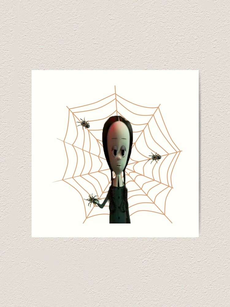 "Wednesday Addams " Art Print for Sale by Mizems | Redbubble