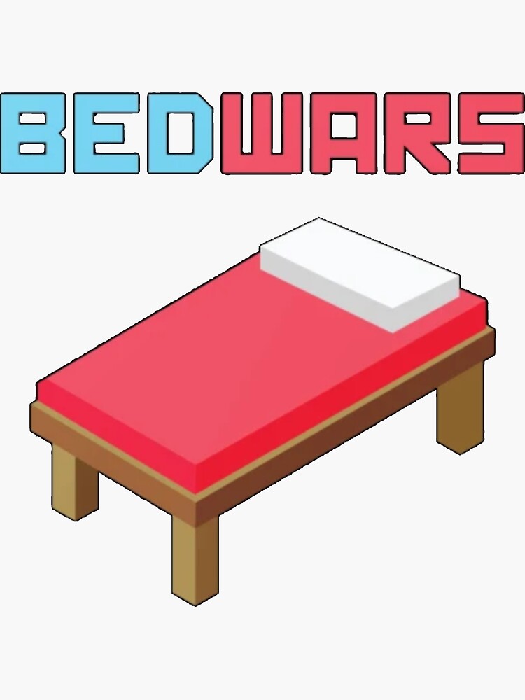 "Bedwars " Sticker for Sale by USAPRIDE22 | Redbubble