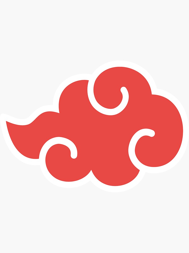 "Crimson red cloud" Sticker for Sale by khhjfdl | Redbubble