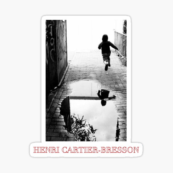 "HENRI CARTIER BRESSON" Sticker for Sale by Kinzughi | Redbubble