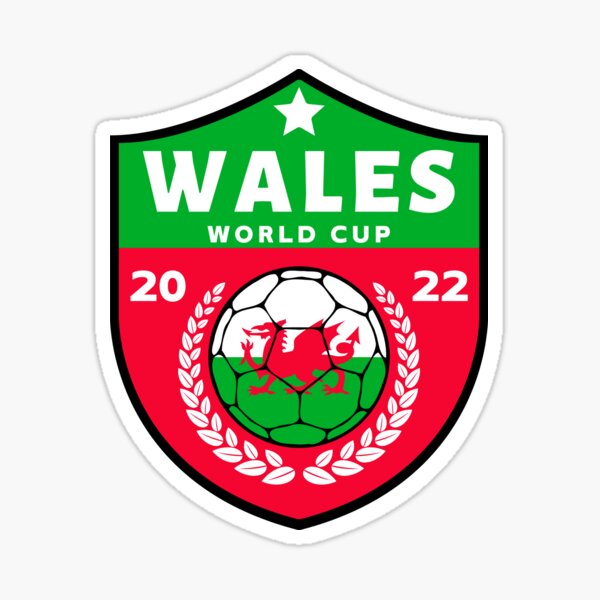 "Wales World Cup" Sticker for Sale by Footballomatic | Redbubble