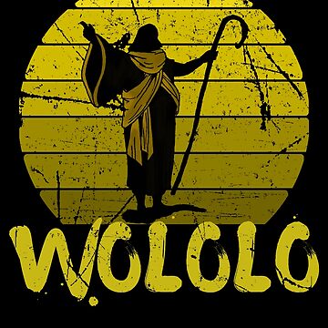 "wololo aoe yellow" Sticker for Sale by Chaos-Touch | Redbubble
