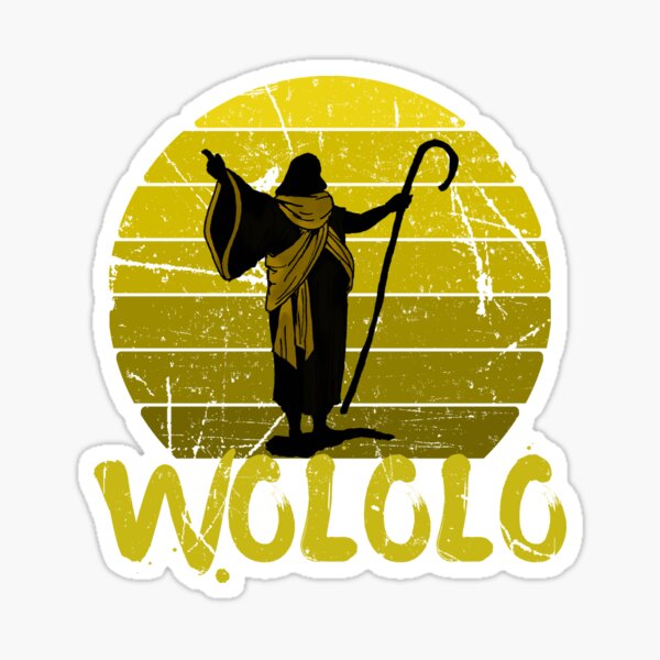 "wololo aoe yellow" Sticker for Sale by Chaos-Touch | Redbubble