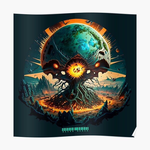 "Atomic Realm - Necro Merch " Poster for Sale by NecroMerch | Redbubble