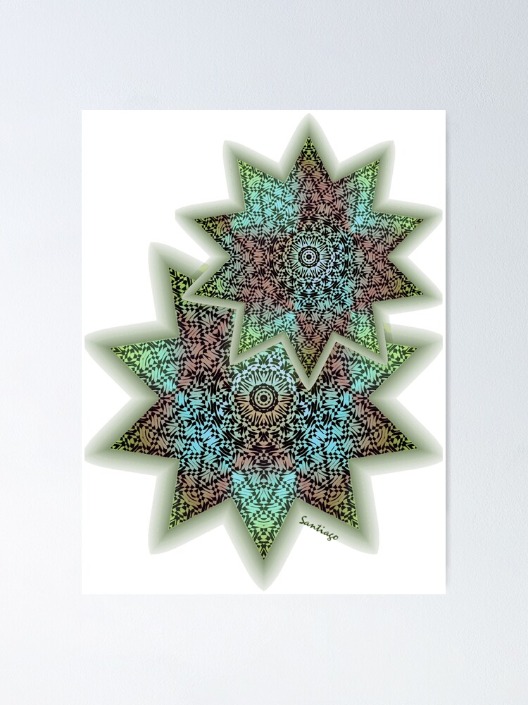 "10 Point Stars - A Design (Ver 1.1)" Poster for Sale by xim0ex | Redbubble