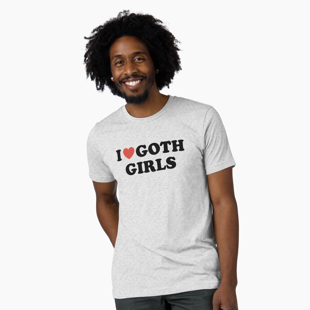 "I Love Goth Girls" Sticker for Sale by atoprac59 | Redbubble