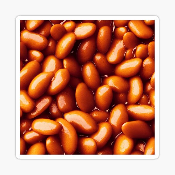 "Baked Beans Repeating Pattern" Sticker for Sale by WaiterJames | Redbubble
