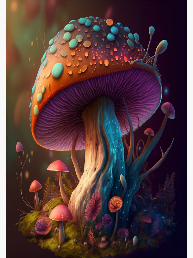 "Bella AMG - Magical Mushroom (Edition #6)" Sticker for Sale by ...