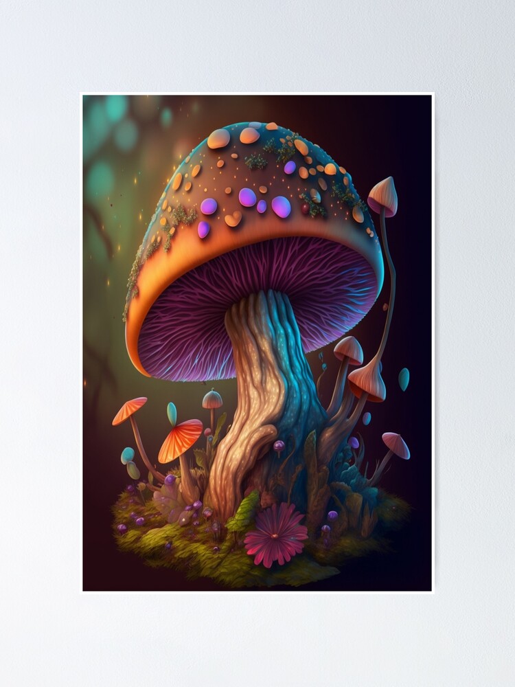"Bella AMG - Magical Mushroom (Edition #7)" Poster for Sale by BellaILY ...