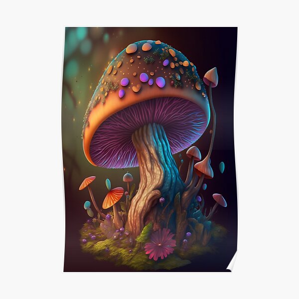 "Bella AMG - Magical Mushroom (Edition #7)" Poster for Sale by BellaILY ...