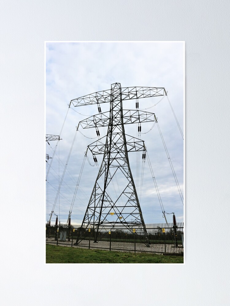 "Transmission Tower" Poster for Sale by pinkal | Redbubble