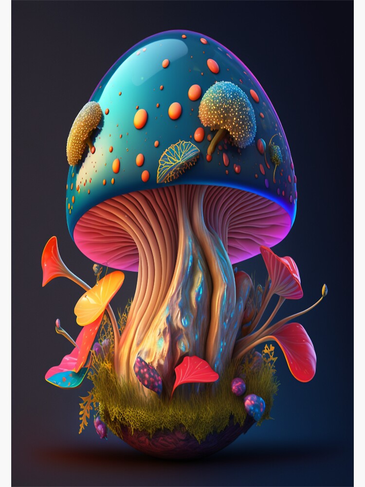 "Bella AMG - Magical Mushroom (Edition #9)" Sticker for Sale by ...