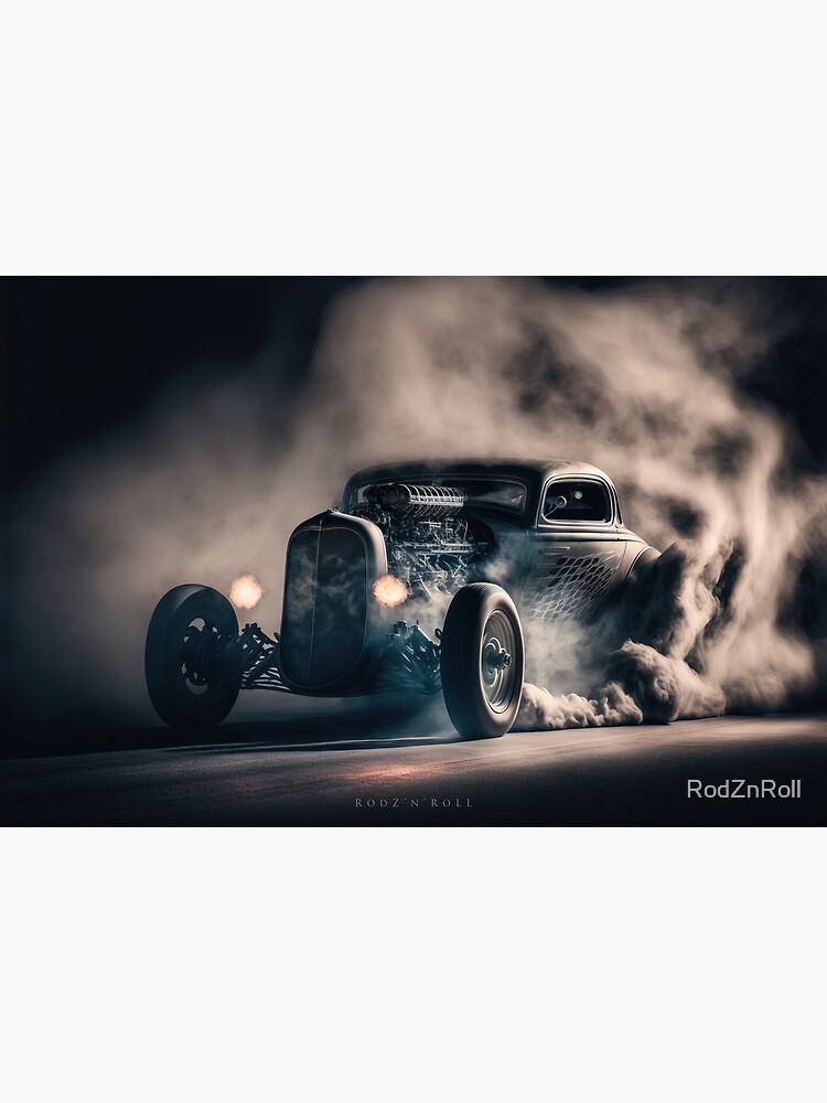 Hot Rod Burnout Wallpaper