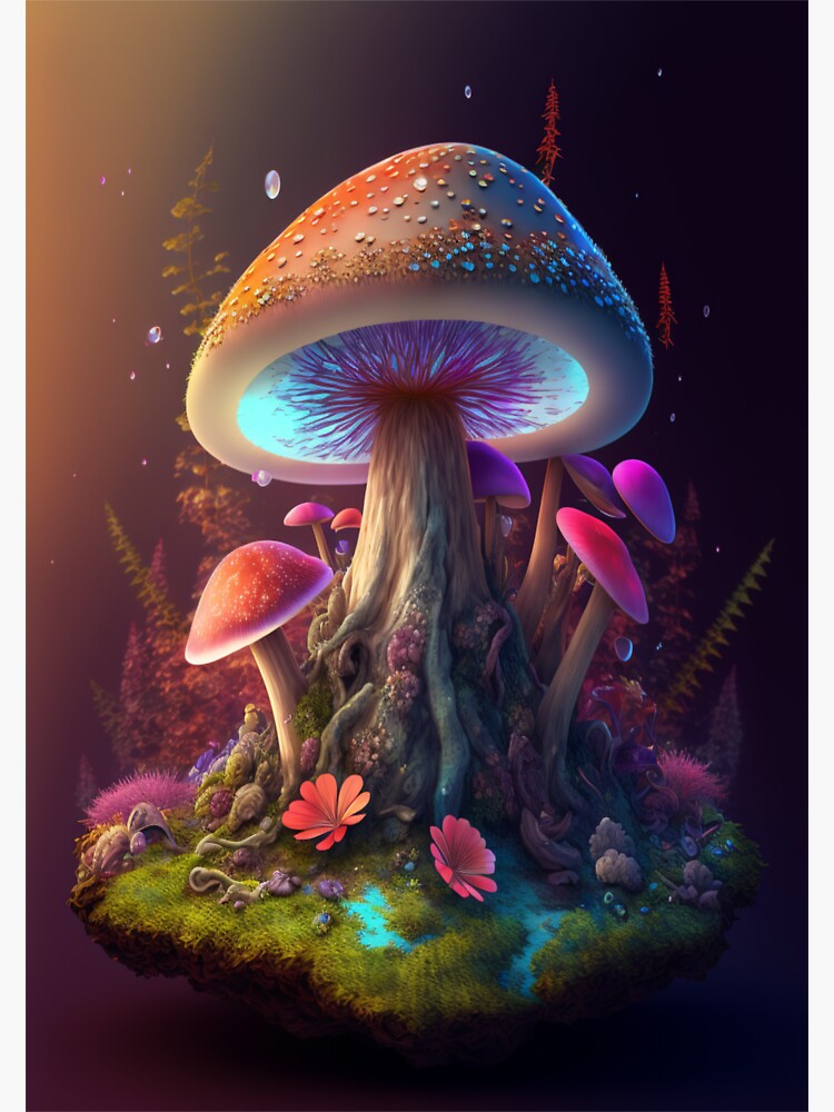 "Bella AMG - Magical Mushroom (Edition #11)" Sticker for Sale by ...