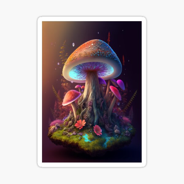 "Bella AMG - Magical Mushroom (Edition #11)" Sticker for Sale by ...