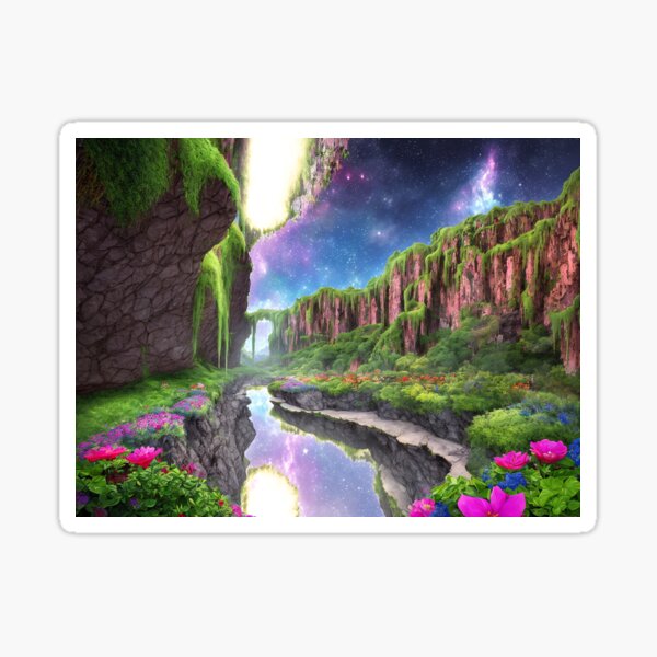"Sky Barrier" Sticker for Sale by GeomanticArts | Redbubble