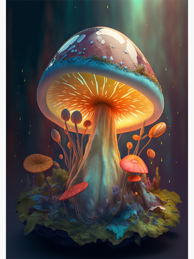 "Bella AMG - Flotted Mushroom (Edition #1)" Sticker for Sale by ...