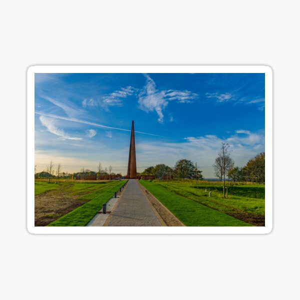 "IBCC spire and memorial panels" Sticker for Sale by garyeason | Redbubble