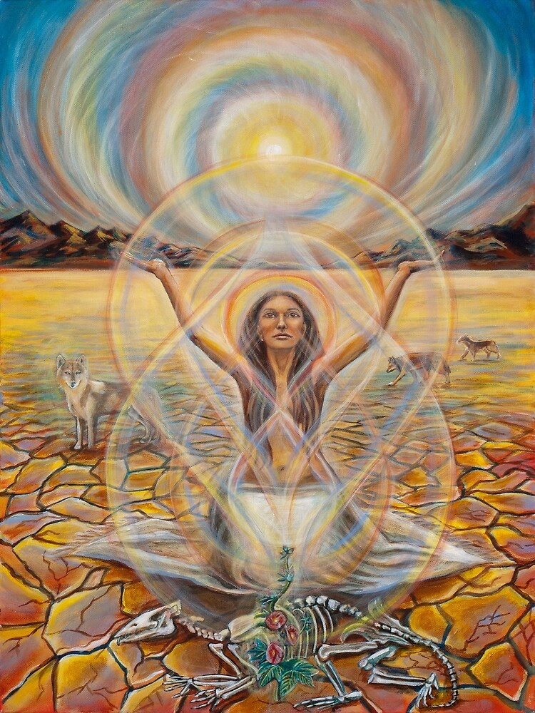 "La Loba (Wolf Woman)" by Elizabeth Shumaker | Redbubble