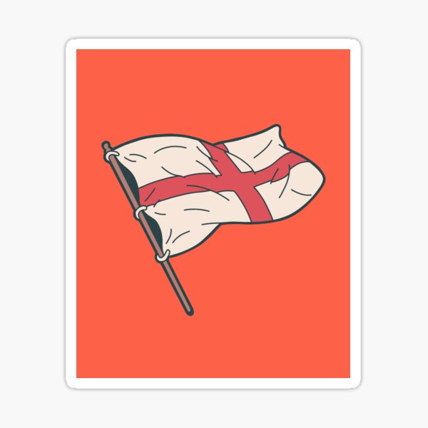 "england flag" Sticker for Sale by tropiko | Redbubble