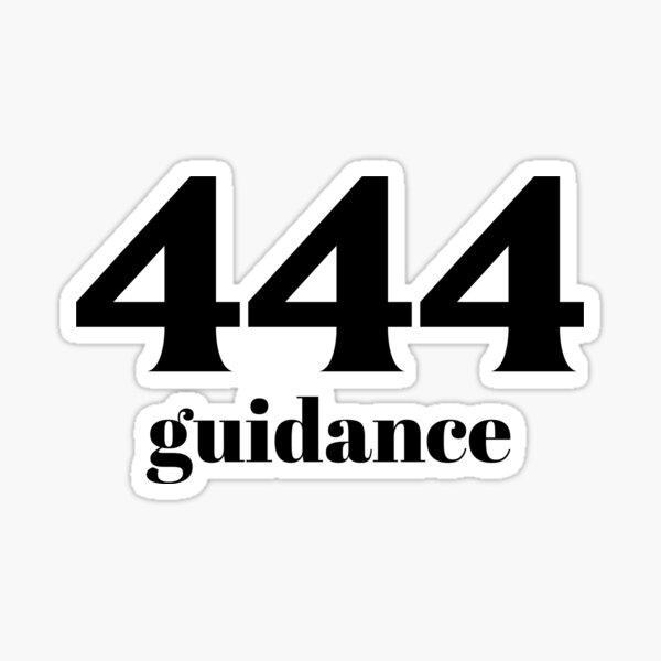 "444" Sticker for Sale by ClauCollado | Redbubble