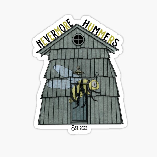 "Nevermore Hummers" Sticker for Sale by maddyoung | Redbubble