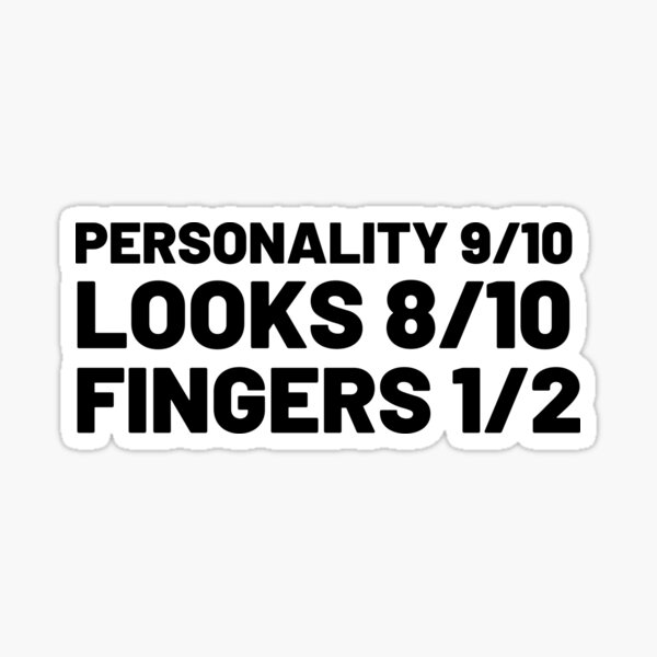 "Funny Missing Finger Amputated Joke, Funny gifts" Sticker for Sale by ...