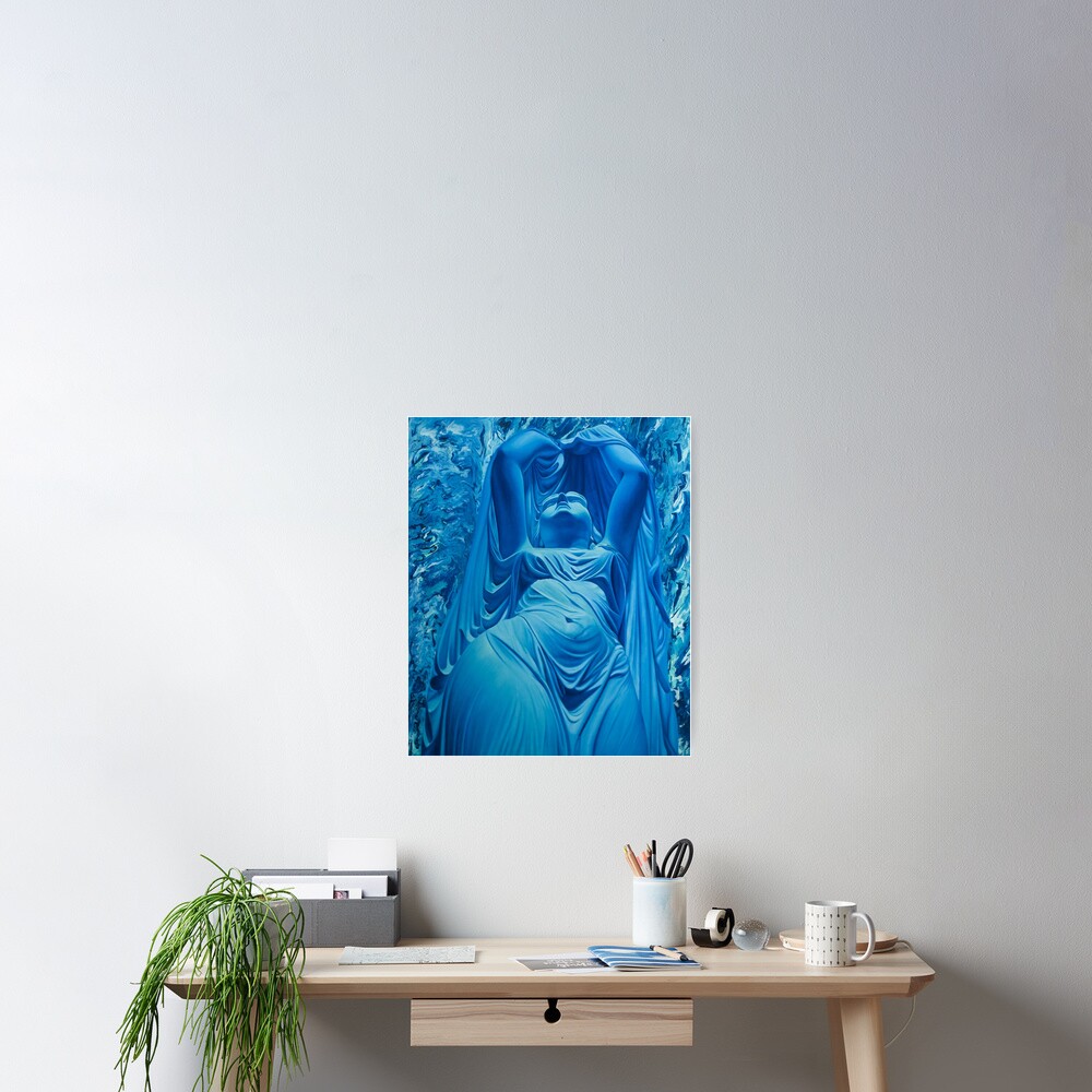 "Undine Rising From The Waters" Poster for Sale by percevoir | Redbubble