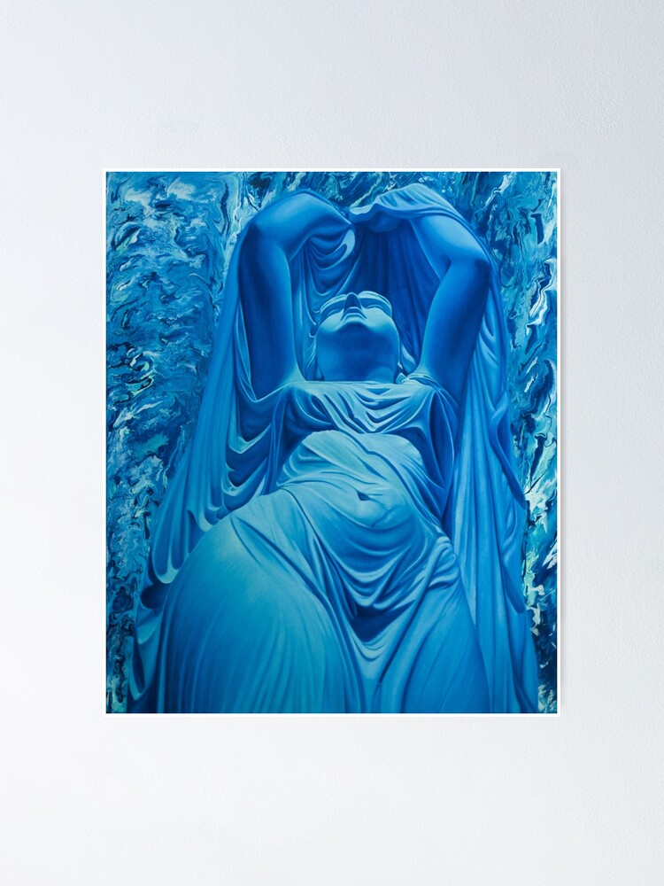 "Undine Rising From The Waters" Poster for Sale by percevoir | Redbubble