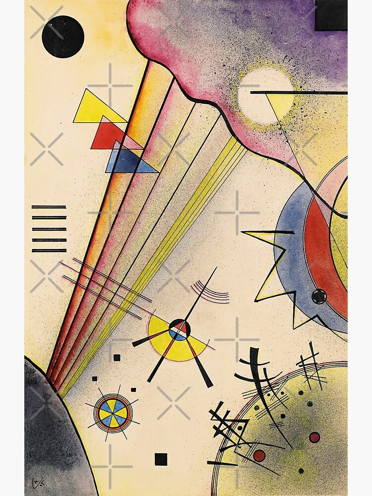 "Wassily Kandinsky Deutliche Verbindung (Clear Connection) (1925 ...