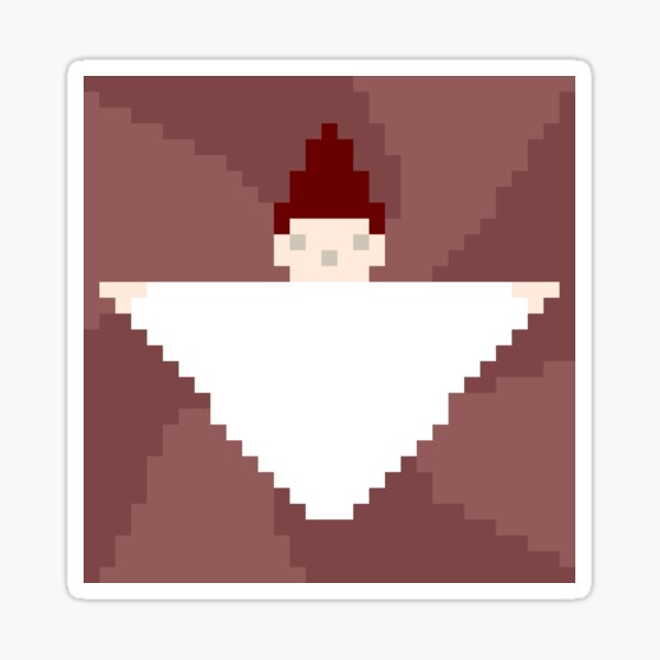 "little wizard guy with a red hat" Sticker for Sale by pangoleen ...