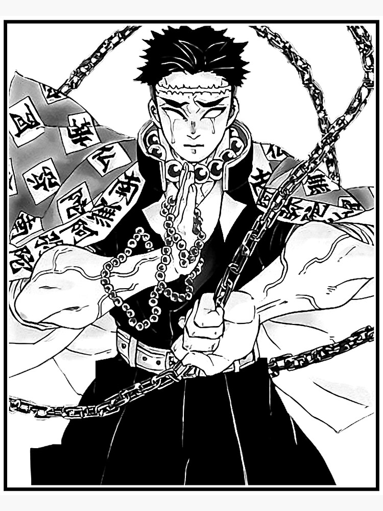 "The stone hashira" Poster for Sale by jetzetsketch | Redbubble