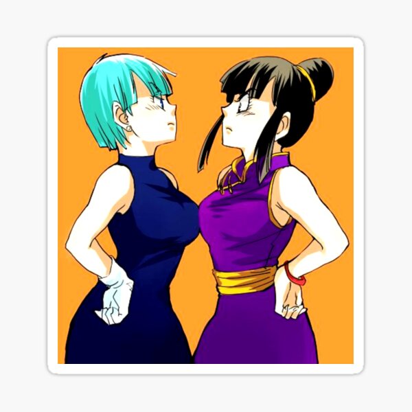 "bulma and chichi" Sticker for Sale by madraso | Redbubble