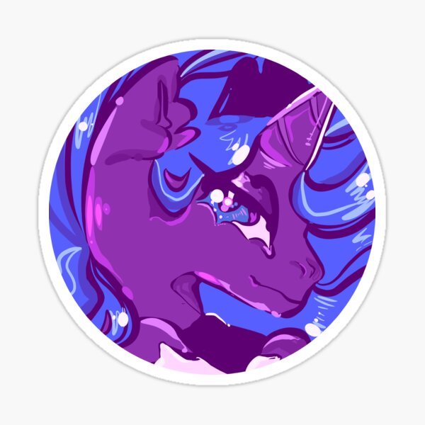 "Princess Luna" Sticker for Sale by captainyoohoo | Redbubble