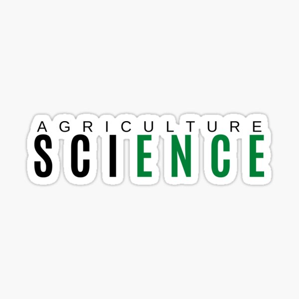 "Agriculture Science" Sticker for Sale by Oreo2020 | Redbubble