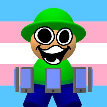 "Bandu trans button :)" Pin for Sale by Mushroom C0 | Redbubble