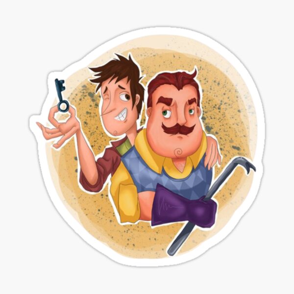 "hello neighbor 2" Sticker for Sale by LoveLangZuki | Redbubble
