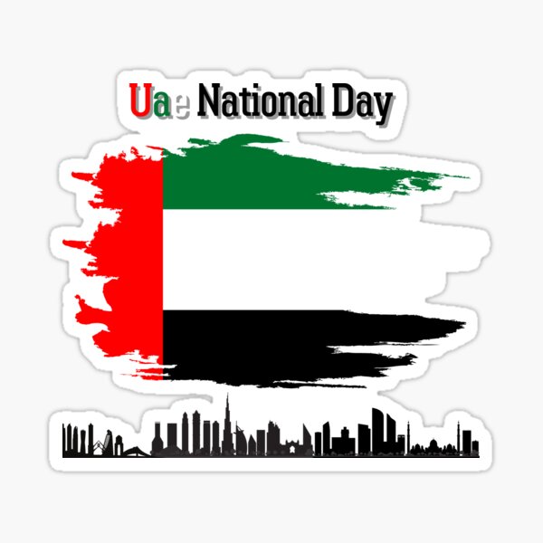 "Uae National Day" Sticker for Sale by AnletNP | Redbubble