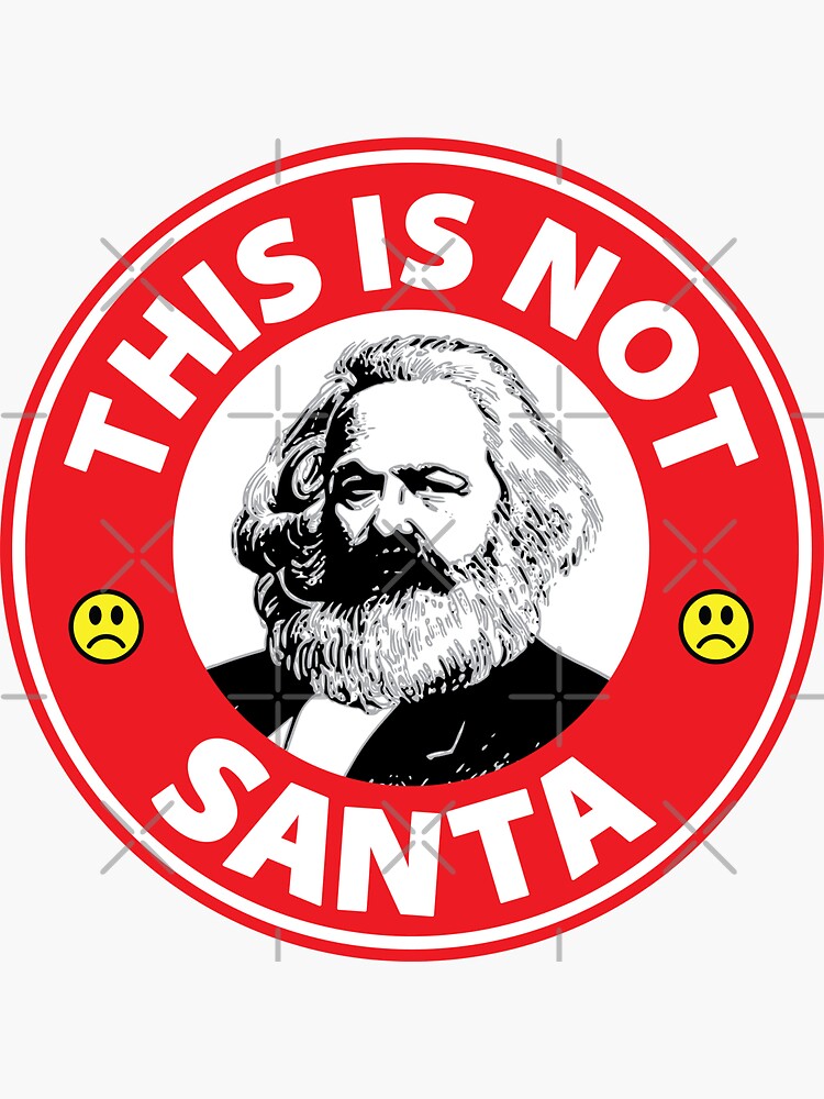 "This is not Santa Clause - Funny" Sticker for Sale by cartoon | Redbubble