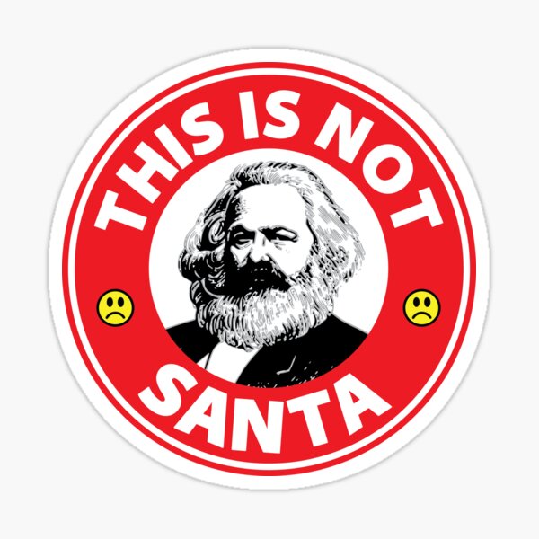 "This is not Santa Clause - Funny" Sticker for Sale by cartoon | Redbubble