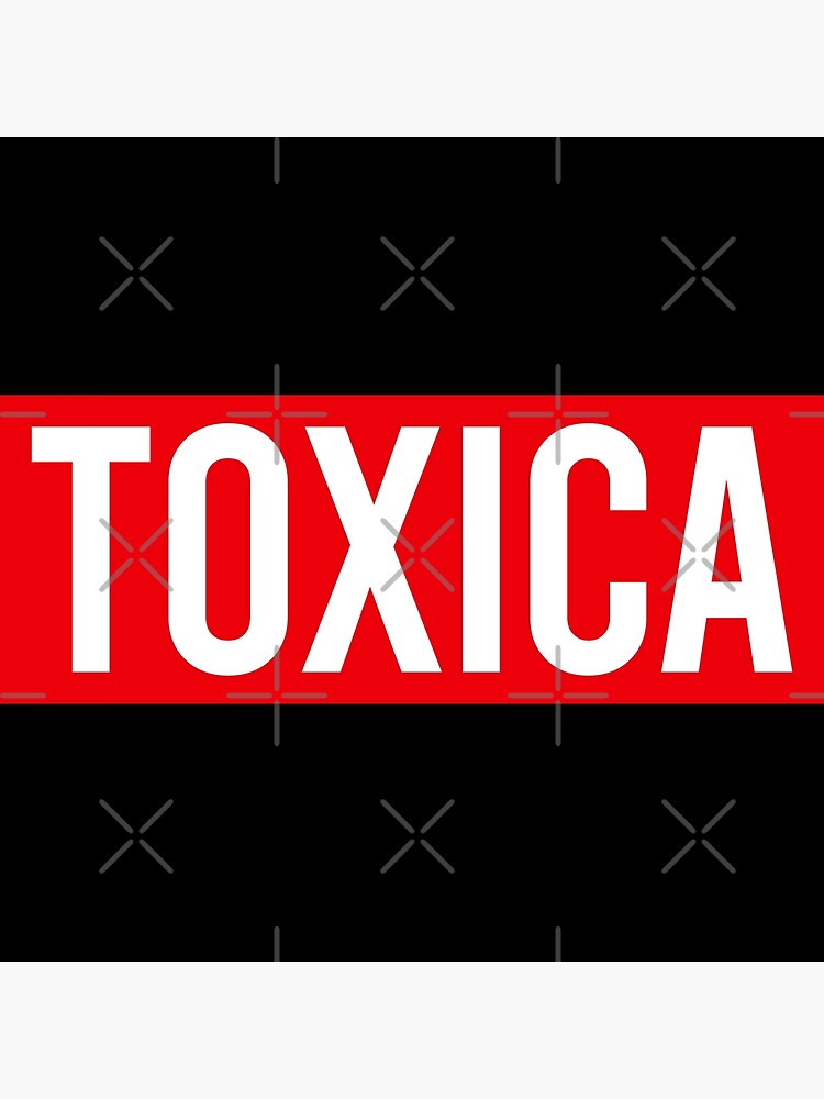 "Toxica Red v2" Poster for Sale by RedPremium | Redbubble