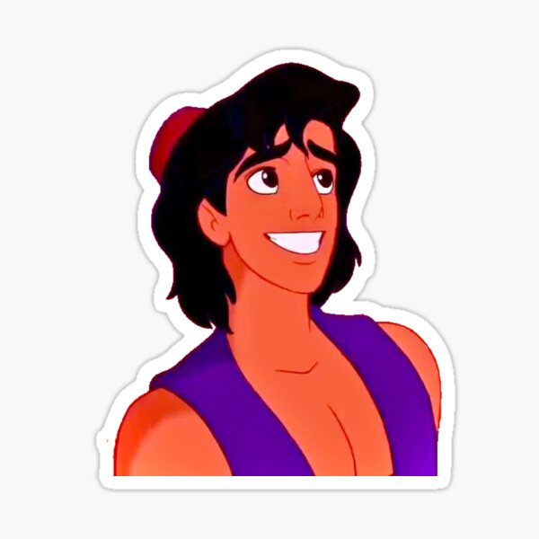 "Aladdin " Sticker for Sale by Solasta98 | Redbubble