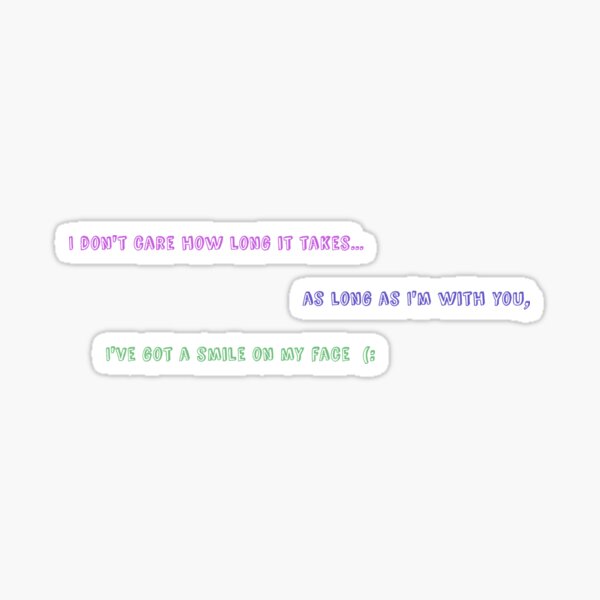 "Here With Me by d4vd (:" Sticker for Sale by bri-designz | Redbubble